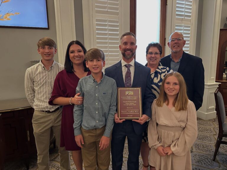 Local Physician honored with Florida State University award | Holmes ...